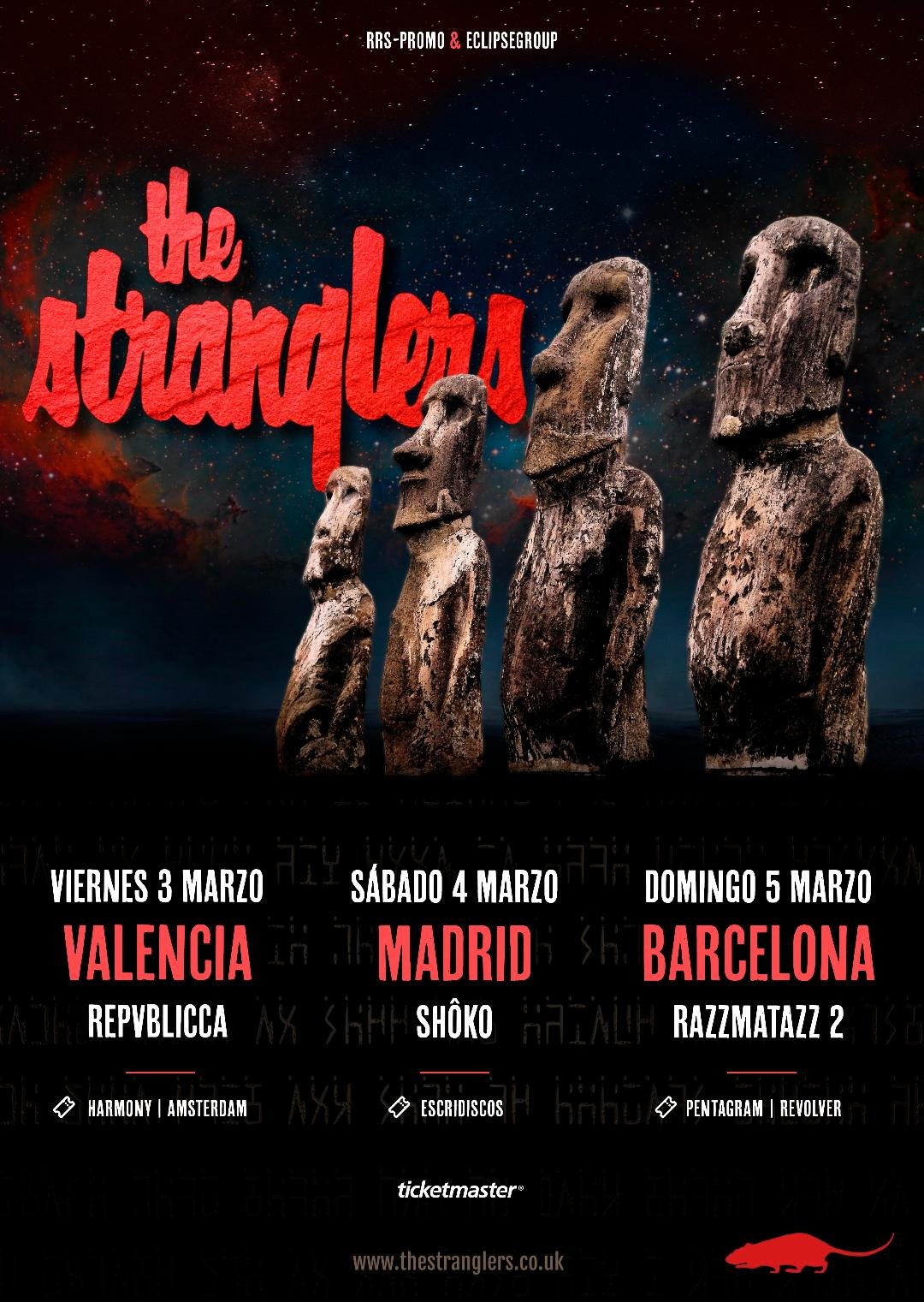 The Stranglers | Valencia + Madrid + Barcelona - RRS Promo