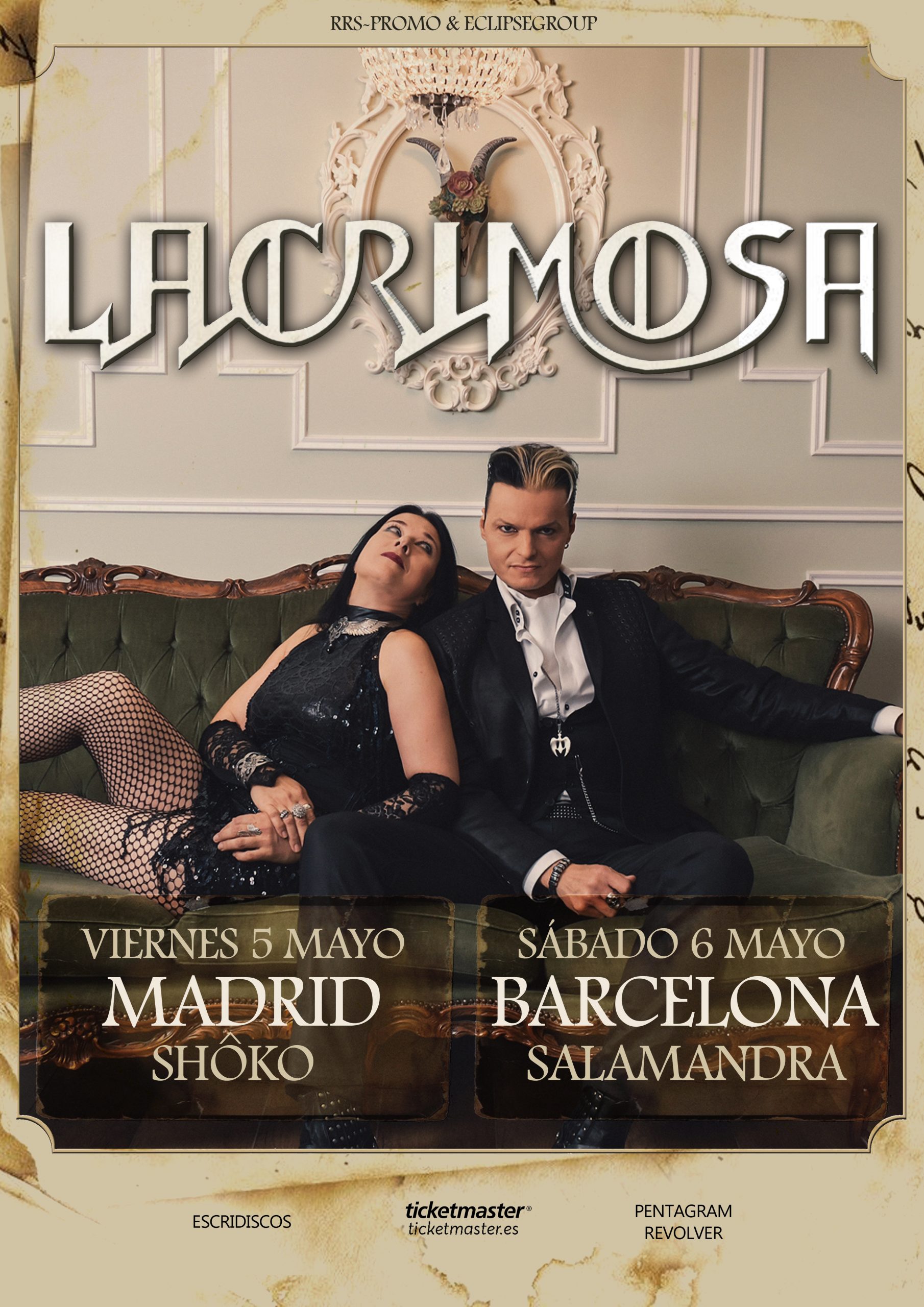 LACRIMOSA | Barcelona y Madrid - RRS Promo